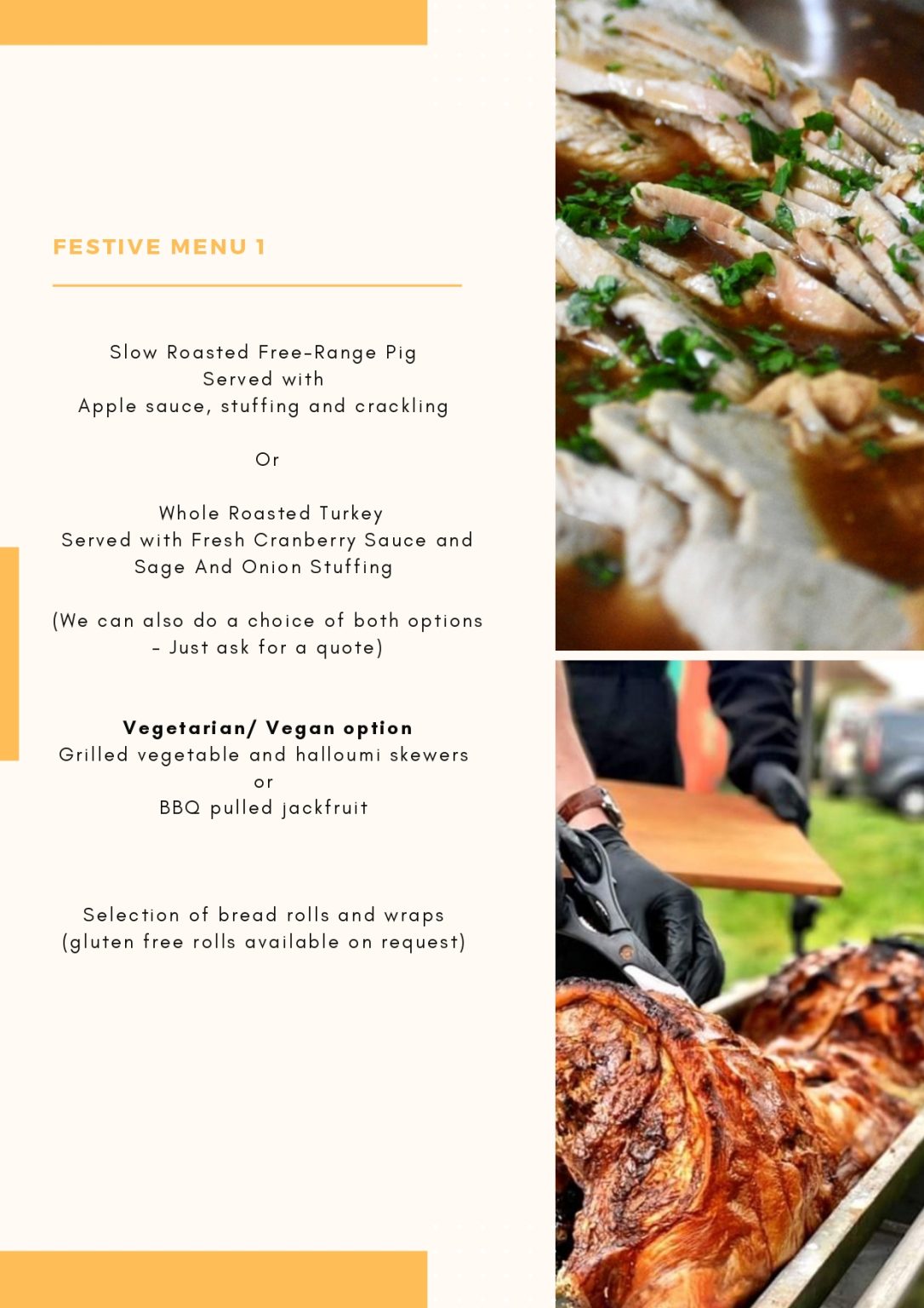 Menus - Spitting Pig Surrey